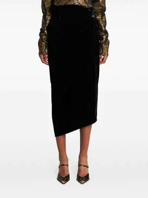 Etro Velvet Midi Skirt