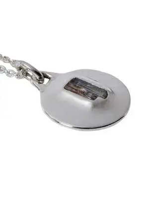 PARTS OF FOUR Disk Pendant Necklace - Silver