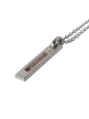 PARTS OF FOUR Plate Necklace - Silver