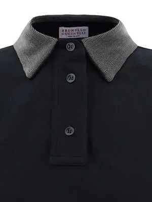 Brunello Cucinelli Monili-detail Polo Shirt