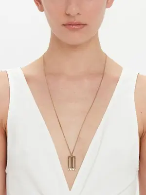 Victoria Beckham Frame Necklace