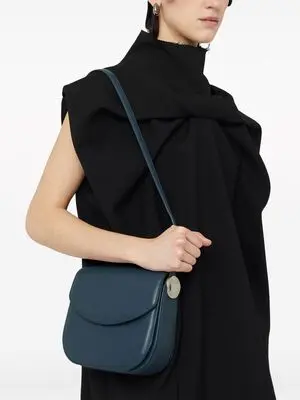 JIL SANDER Coin Leather Crossbody Bag