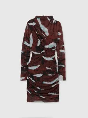 REISS Kallie Printed Mini Dress