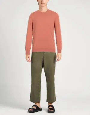 GRAN SASSO Crewneck Cashmere Sweater - Mandarin