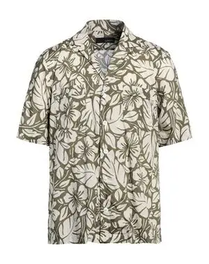 LARDINI Shirt Size Cotton - Green