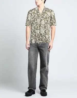 LARDINI Shirt Size Cotton - Green