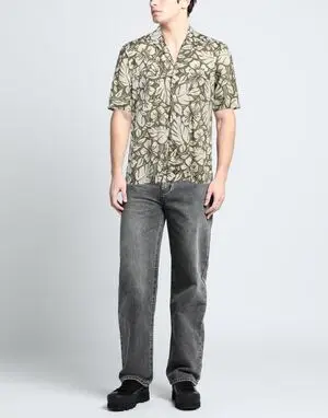 LARDINI Shirt Size Cotton - Green