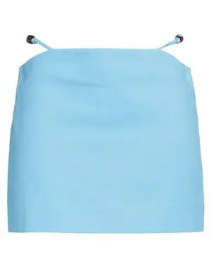 GANNI Organic Cotton Mini Skirt With Appliqués