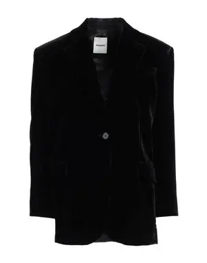Sandro Single-breasted Velvet Blazer