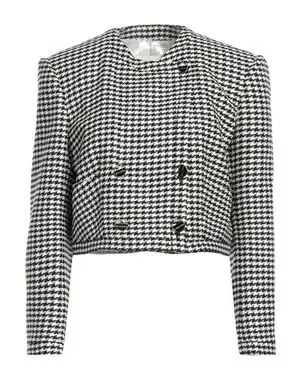 Sandro Houndstooth Jacket - Black