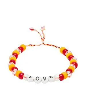 SORBET ISLAND Adjustable Beaded Bracelet - Orange