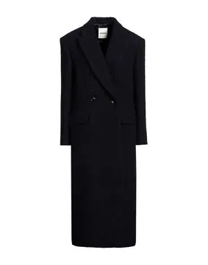 Sandro Double-breasted Flannel Coat