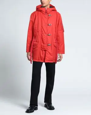 FAY ARCHIVE Duffle Coat - Tomato Red
