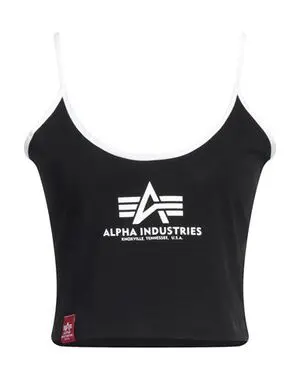 Alpha Industries Top Light Cotton Elastane - Black