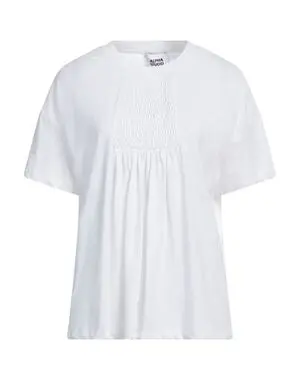 Alpha Studio Shirred Jersey T-shirt