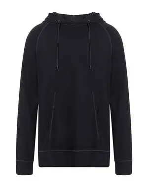 Emporio Armani Lyocell And Virgin Wool Sweatshirt - Blue