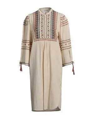 Antik Batik Midi Shirt Dress - Beige