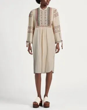 Antik Batik Midi Cotton Shirt Dress