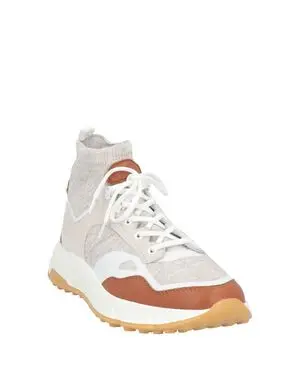 Hogan Leather And Textile High-top Sneakers