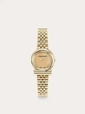 FERRAGAMO Gancini Twisted Watch - Gold