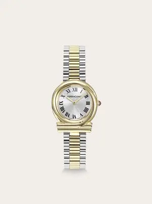 FERRAGAMO Ferragamo Gancini Twisted Watch White