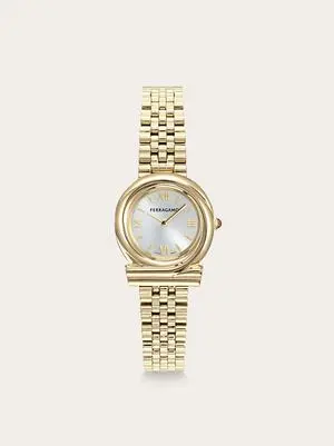 FERRAGAMO Gancini Twisted Watch - Yellow