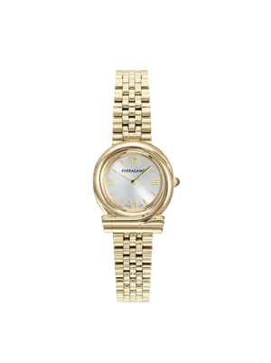 FERRAGAMO Gancini Twisted Watch - Yellow