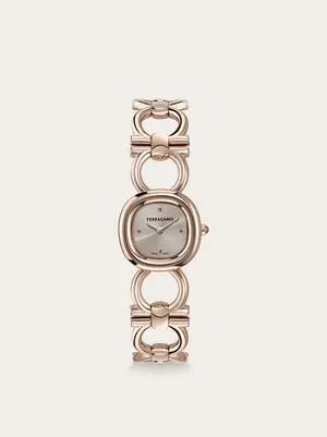 FERRAGAMO Ferragamo Double Gancini Bracelet Watch Pink