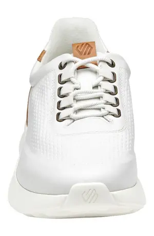 Johnston & Murphy Leather Sneaker - White Full Grain