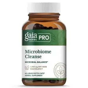 GAIA HERBS PRO Microbiome Cleanse 60 Capsules - One-color