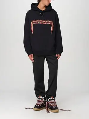 LANVIN Embroidered Logo Hoodie