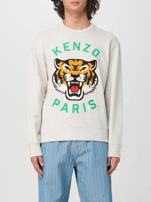Kenzo Tiger Logo Sweatshirt - Grey