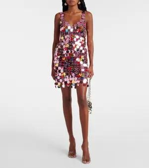 Rabanne Sequined Top - Pink