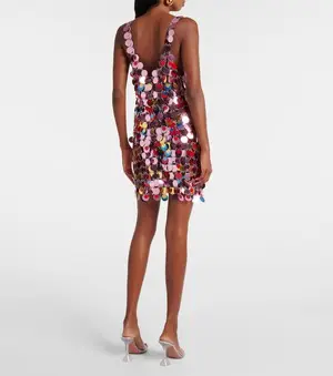 Rabanne Sequined Top - Pink