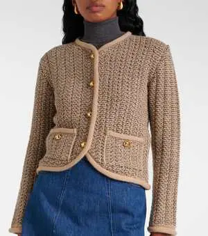 PATOU Wool And Alpaca Cardigan - Beige