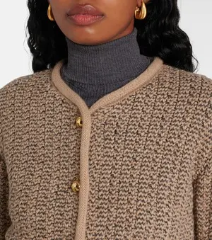 PATOU Wool And Alpaca Cardigan - Beige