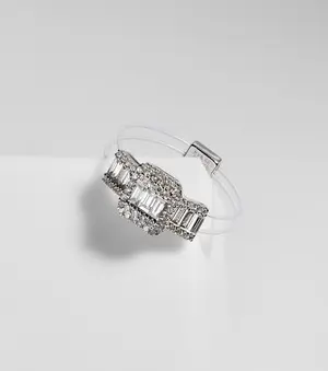 PERSEE Floating Diamond Ring In 18kt White Gold