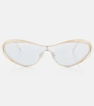 Dior Fildior M1u Cat-eye Sunglasses - Gold