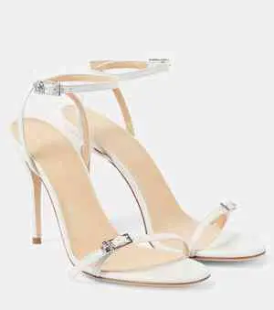 Magda Butrym Leather Sandals - White