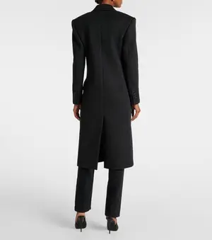 Saint Laurent Cashmere And Wool Felt Coat