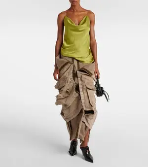 Y/project Cotton Cargo Skirt - Beige
