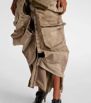 Y/project Cotton Cargo Skirt - Beige