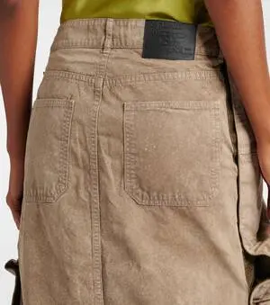 Y/project Cotton Cargo Skirt - Beige