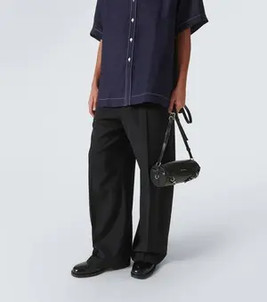 Givenchy Voyou Roller Leather Shoulder Bag