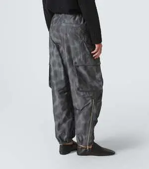 Dries Van Noten Printed Cargo Trousers