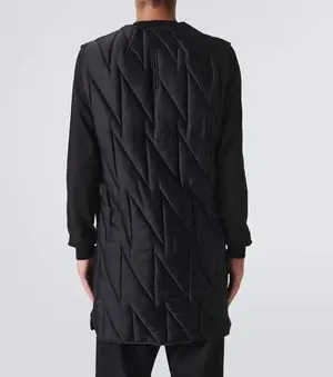 Rick Owens Quilted Puffer Vest - Black