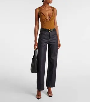 Saint Laurent Mid-rise Straight Jeans