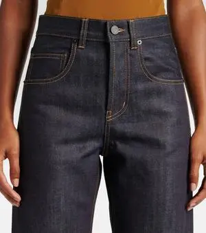 Saint Laurent Mid-rise Straight Jeans