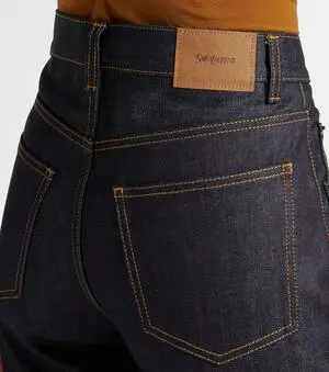 Saint Laurent Mid-rise Straight Jeans
