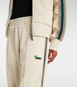Burberry Logo Jersey Track Pants - Beige